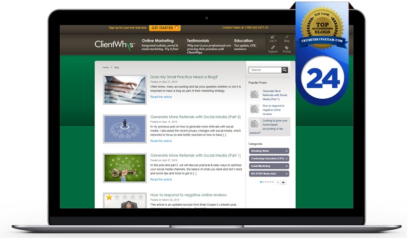 Top 50 Accounting Blogs for CPAs [UPDATED 2019]